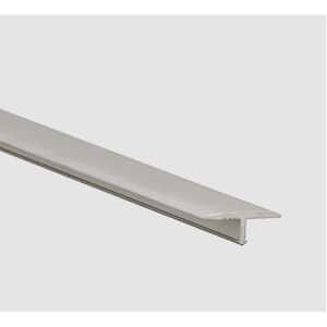EMAC Novonivel Mini Matt Silver 1/4 in x 8-1/2 in Aluminium Tile Edging ...