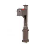 Postal PRO Craftsman Mailbox and Post Kit, White PP3400WHM - The Home Depot