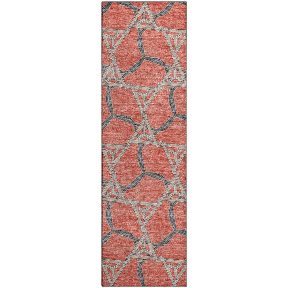 Addison Rugs Mayfield Premium Machine Washable Abstract AMF959 Coral 2 ...