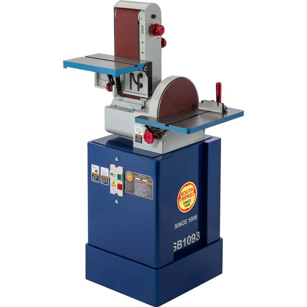 South Bend 6 in. x 48 in. Belt/12 in. Disc Combination Sander SB1093 ...