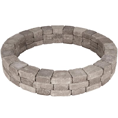 Pavestone RumbleStone 94.5 in. x 26 in. x 26 in. Column/Wall Kit in ...