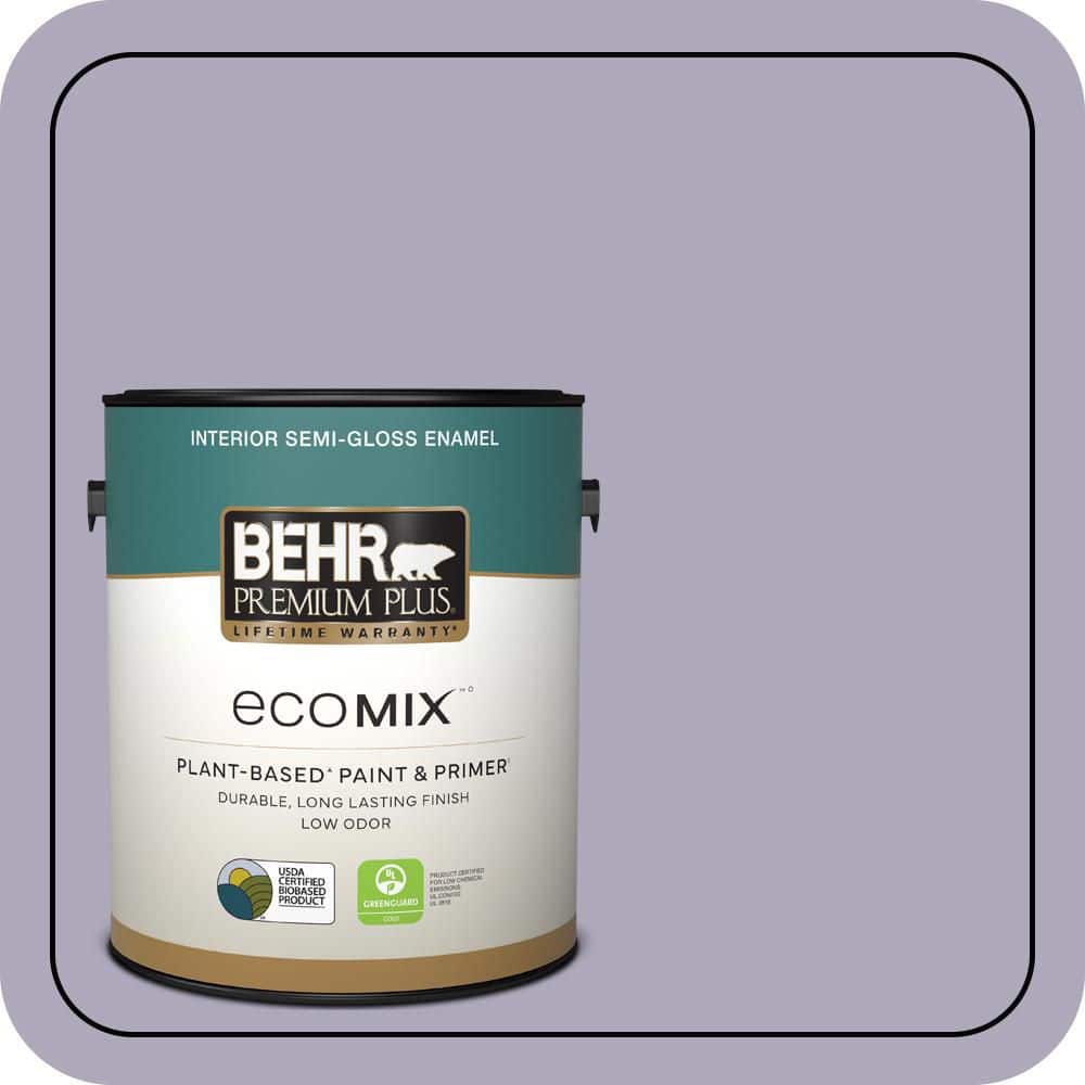 Reviews for BEHR PREMIUM PLUS 1 gal. #650E-3 Plum Blossom Semi-Gloss ...