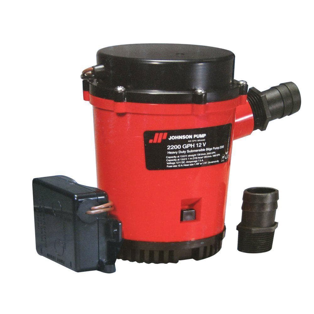 Johnson Pump Auto Pump with Ultima Switch - 2200 GPH, 12-Volt 02274-001 ...