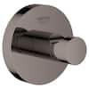 GROHE Essentials Single Robe Hook in Hard Graphite 40364A01 - The Home ...