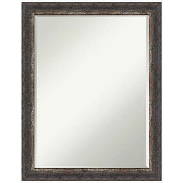 Amanti Art Bark Rustic Char Narrow 21.5 in. x 27.5 in. Petite Bevel ...