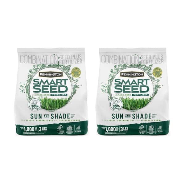 Pennington Smart Seed Sun and Shade North 3 lb. 750 sq. ft. Grass Seed ...