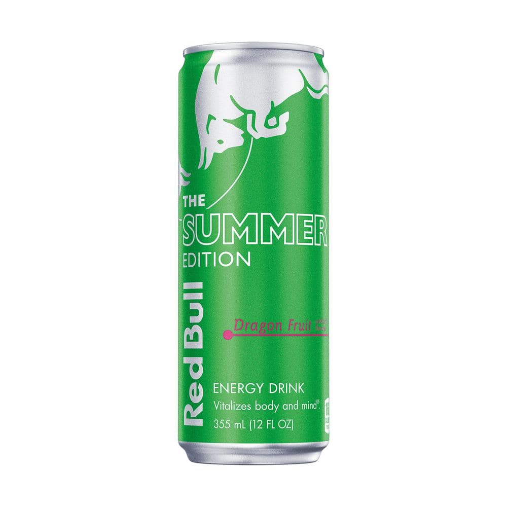 Red Bull 12 oz. Can Green Edition Dragonfruit RB234937 - The Home Depot