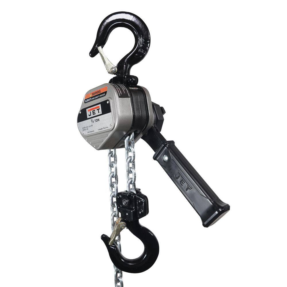 Jet JLA Series Aluminum .75 Ton Compact Lever Hoist 20 ft. Lift JT9 ...