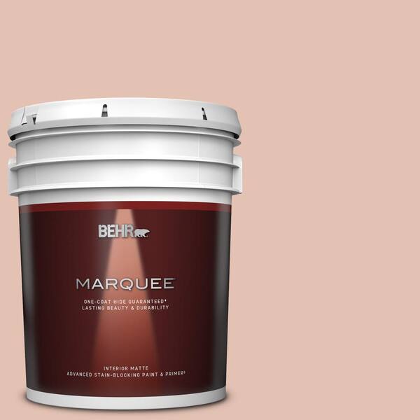 BEHR MARQUEE 5 gal. #S180-2 Sunwashed Brick Matte Interior Paint ...