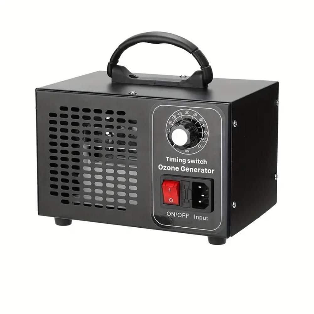 WOCK 6,000 sq. ft. UV Ozone Generator in Black, 6,000 mg/h High Capacity Commercial/Industrial ...