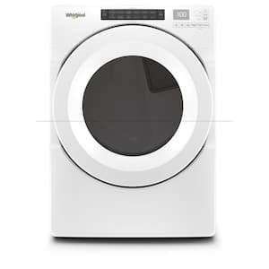 Whirlpool 7.4 cu. ft. 240-Volt Electric Vented Dryer in White with ...