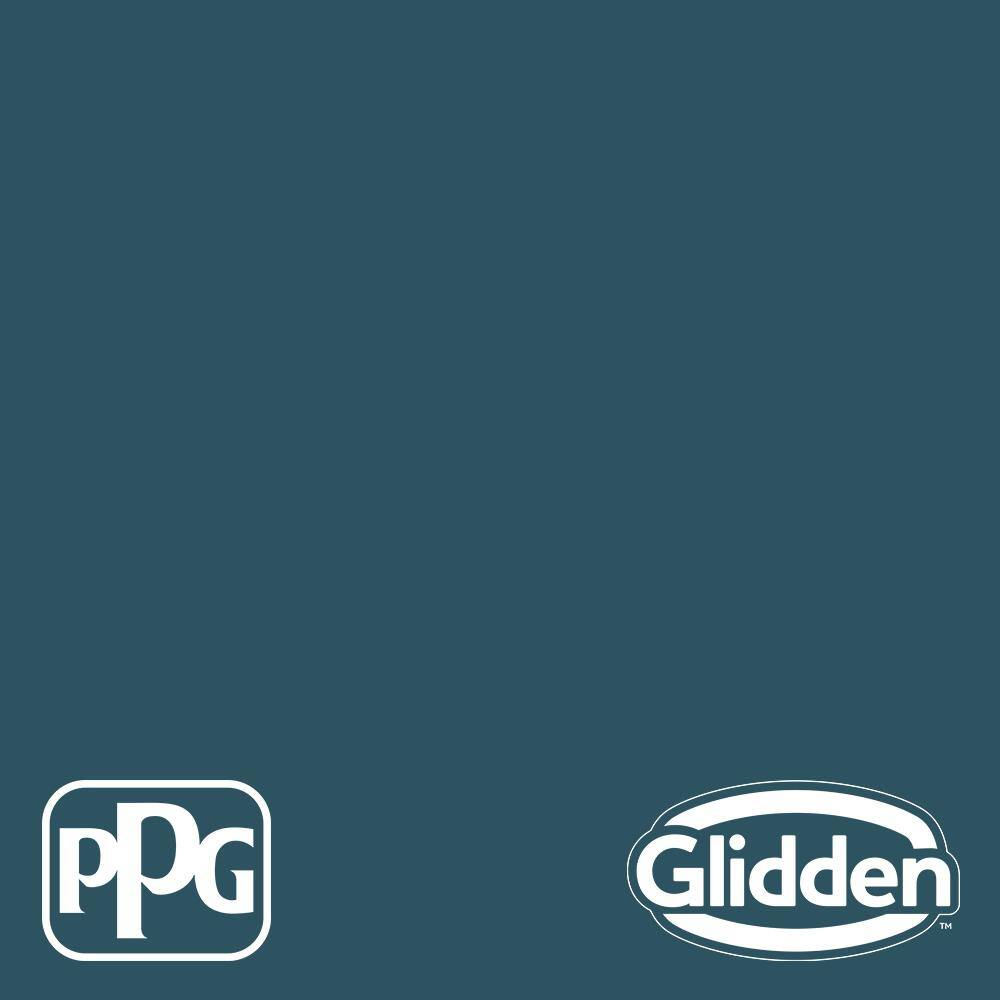Glidden 8 oz. PPG1149-7 Blue Bayberry Satin Interior Paint Sample ...