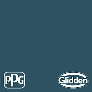 Glidden Essentials 1 gal. PPG1149-7 Blue Bayberry Satin Exterior Paint ...