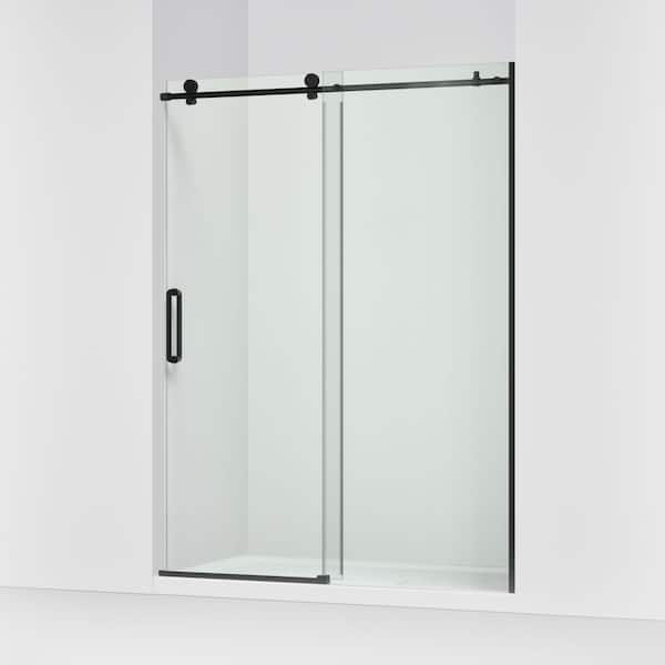 KOHLER Cursiva 56-60 in. W x 78 in. H Sliding Frameless Shower Door in ...