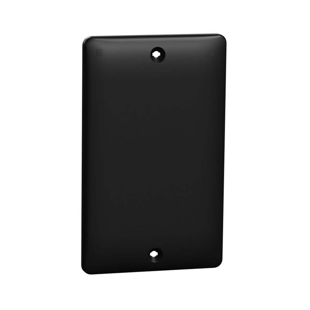 Square D X Series 1-Gang Standard Size Blank Wall Plate Outlet Cover ...