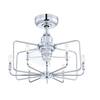 FANIMATION Influencer 22 in. Indoor Chrome Ceiling Fan with Light ...