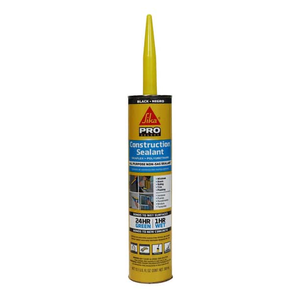 Sika 10.1 fl. oz. Sikaflex All Purpose Non-Sag Construction Sealant ...