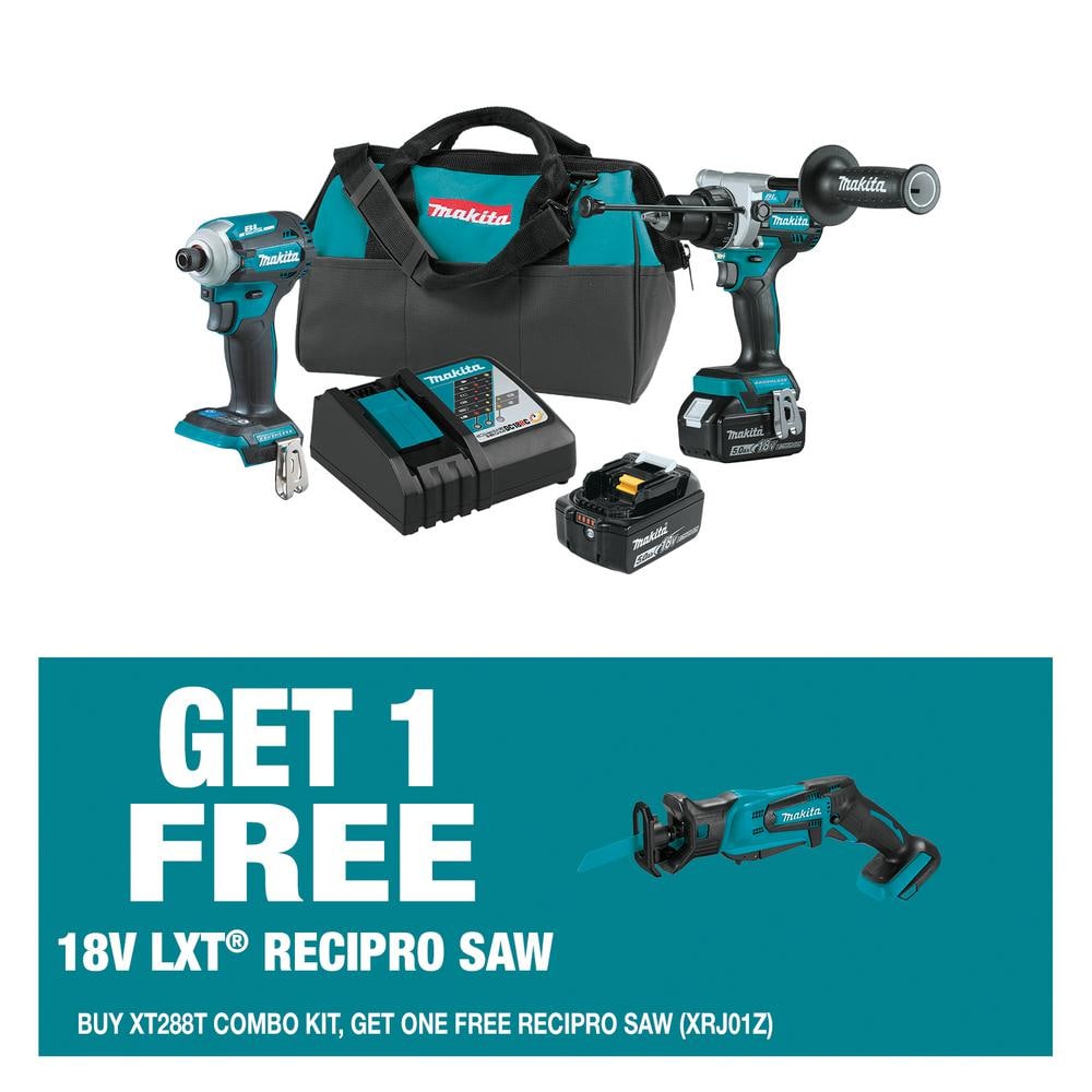 Reviews for Makita 18V LXT Lithium-Ion Brushless Cordless Combo Kit 5.0 ...