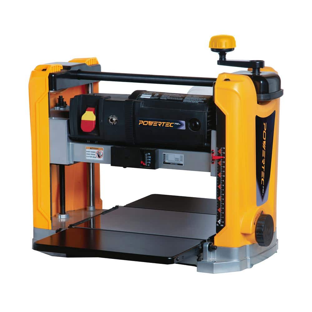 ‎POWERTEC Benchtop Thickness Planer-13 in. Workbench, 15 Amp, 3-Blade ...