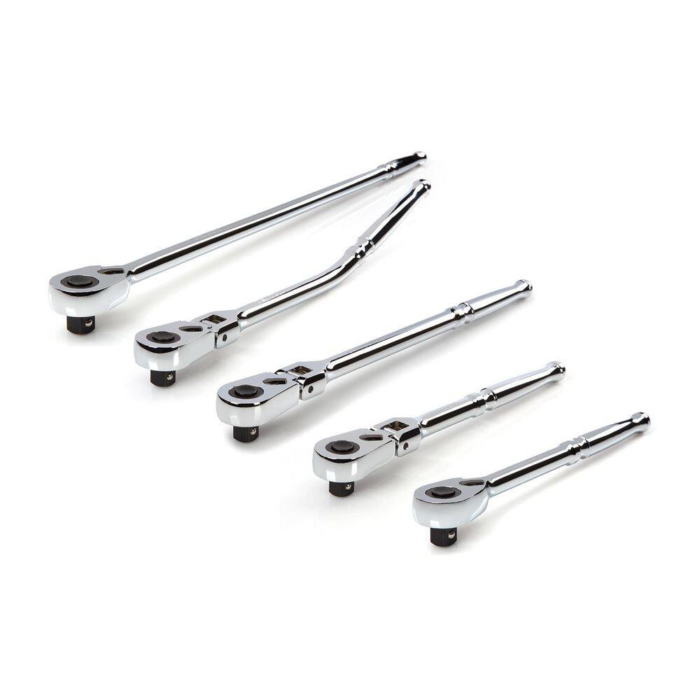 TEKTON 1/2 in. Drive Quick-Release Ratchet Set (5-Piece) SRH99115 - The ...