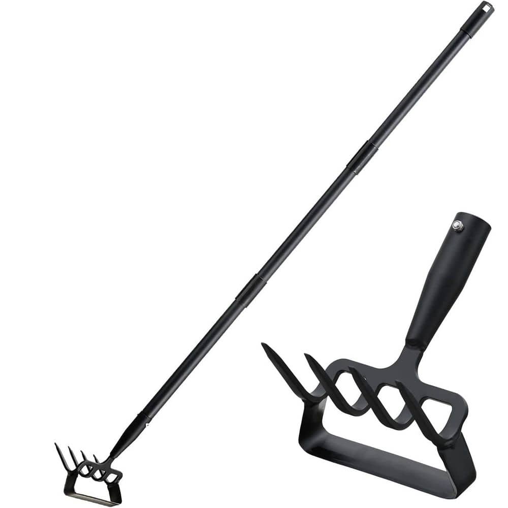 Oyezvary Heavy Duty Hula Hoe Garden Tool 62 in. Adjustable Handle ...