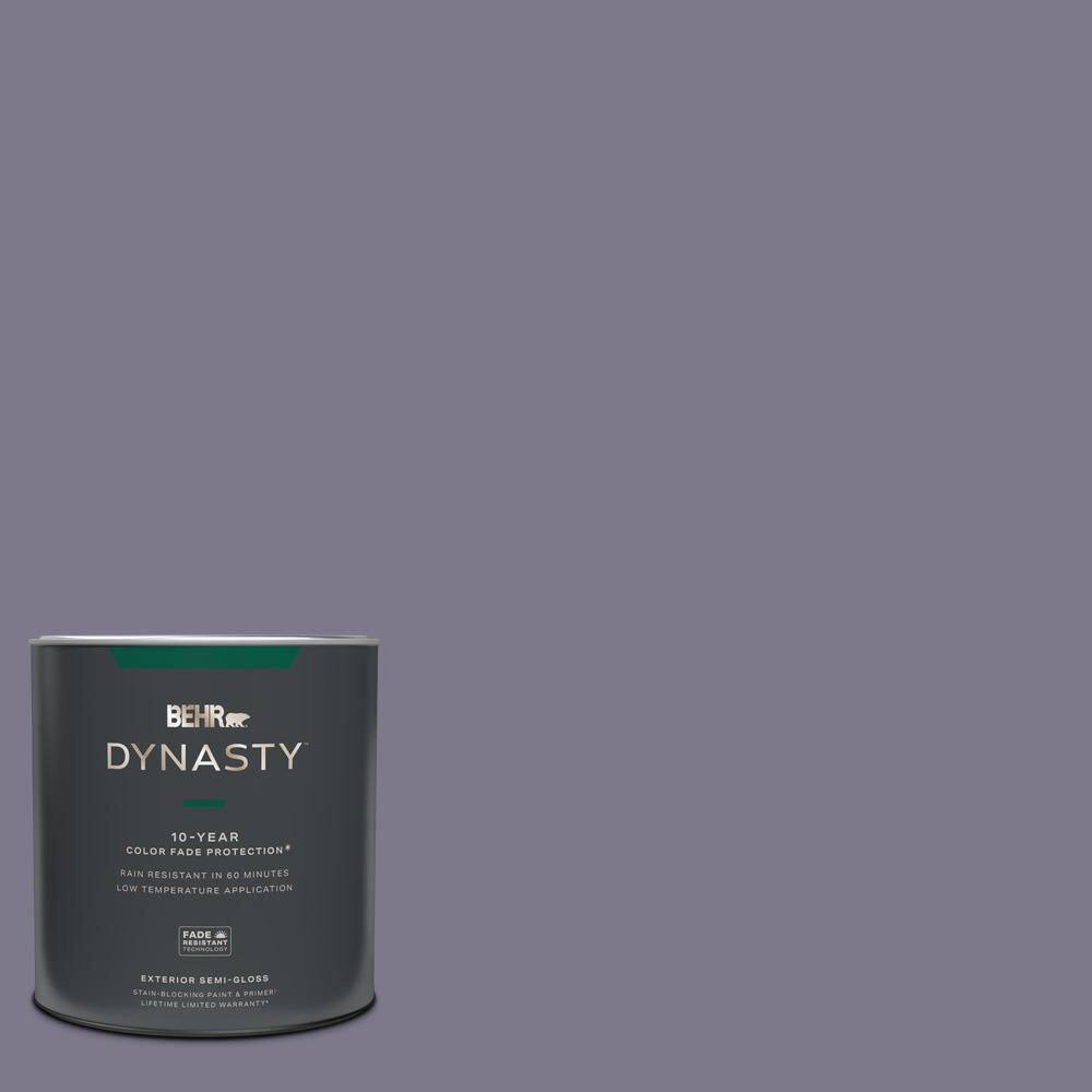 BEHR DYNASTY 1 qt. #N560-5 Solitaire Semi-Gloss Enamel Exterior Stain ...