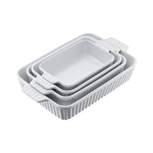 Corningware French White 6-Piece Ceramic Bakeware Set 1074887 - The ...