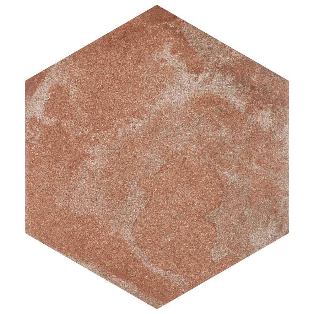 Merola Tile Americana Boston Hex North 11 in. x 12-3/4 in. Porcelain ...