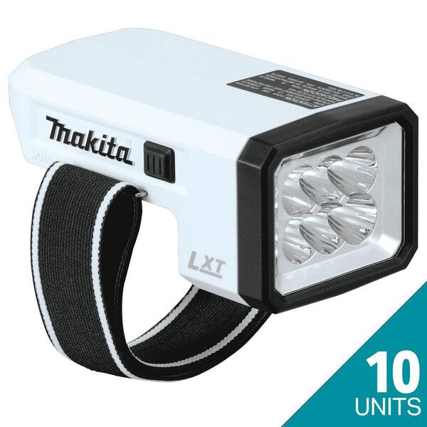 Makita 18-Volt Compact Lithium-Ion Cordless LED Flashlight (Qty 10 ...