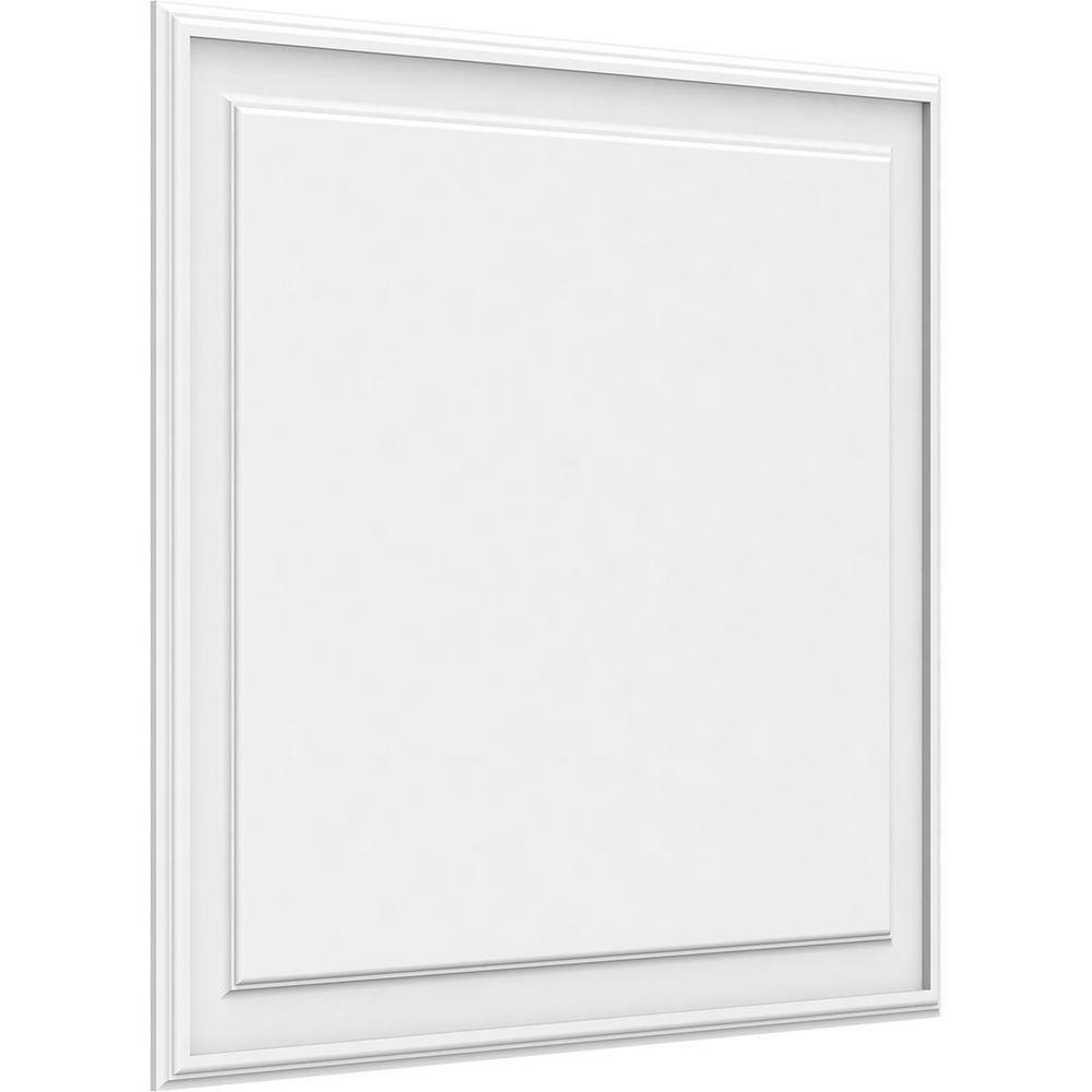 Ekena Millwork 32"W x 18"H x 5/8"P Legacy Raised Panel Decorative Wall ...