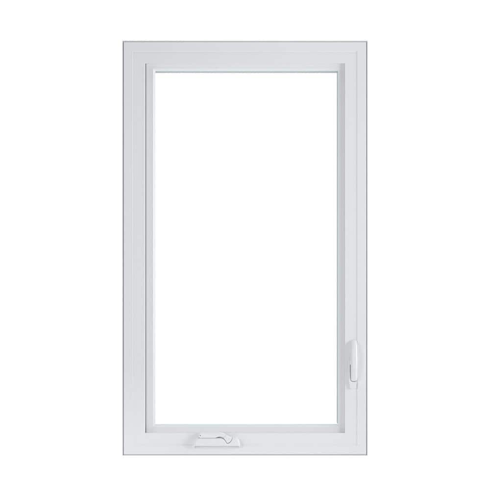 American Craftsman 28.375 in. x 48 in. 70 Series White Casement Low-E ...
