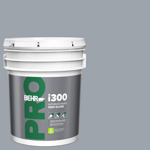 BEHR PRO 5 gal. #MQ5-22 Rainmaster Semi-Gloss Interior Paint PR37005 ...
