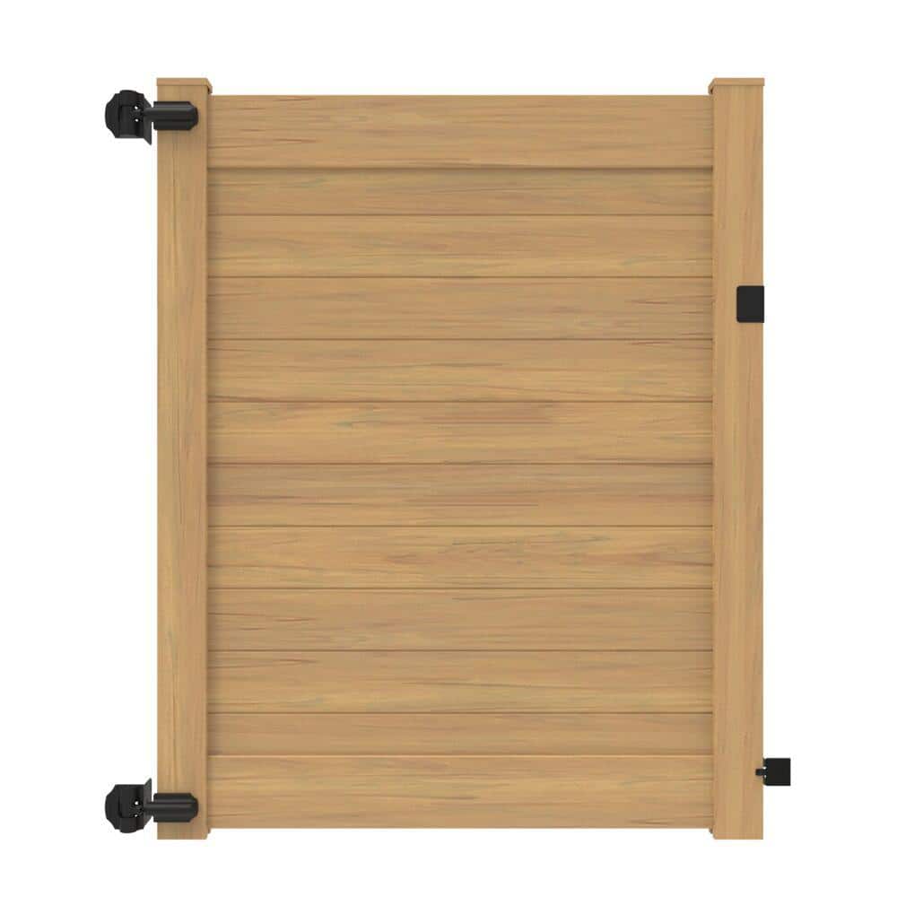 Barrette Outdoor Living 6 ft. x 58 in. Vinyl Privacy Horizontal Fence ...