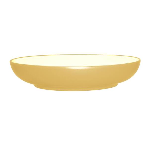 Noritake Colorwave Mustard Yellow Stoneware Pasta Serving Bowl 10-3/4 ...