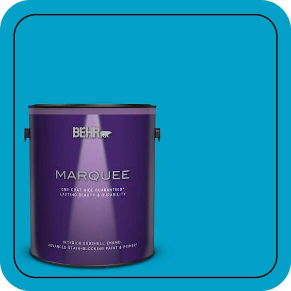 BEHR MARQUEE 1 gal. #P490-5 Yucatan Eggshell Enamel Interior Paint ...
