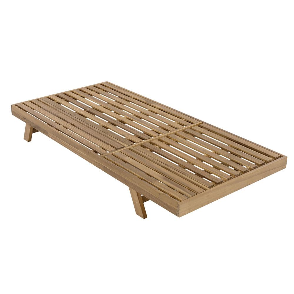 CHRISTOPHER KNIGHT HOME Mason Light Brown Solid Wood Outdoor Patio ...