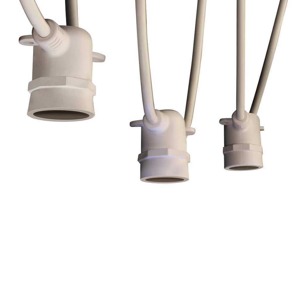 Feit Electric 10 ft. 5 Sockets Mix and Match Indoor/Outdoor String ...
