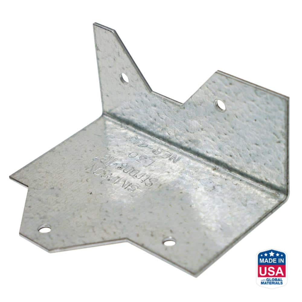 Simpson Strong-Tie 3 in. 16-Gauge Galvanized Reinforcing L Angle L30 ...