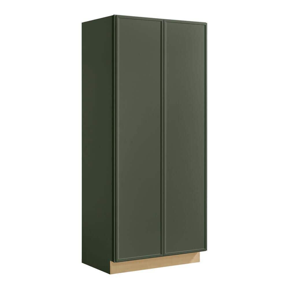 Hampton Bay Leyton 36 in. W x 24 in. D x 84 in. H Ready to Assemble ...