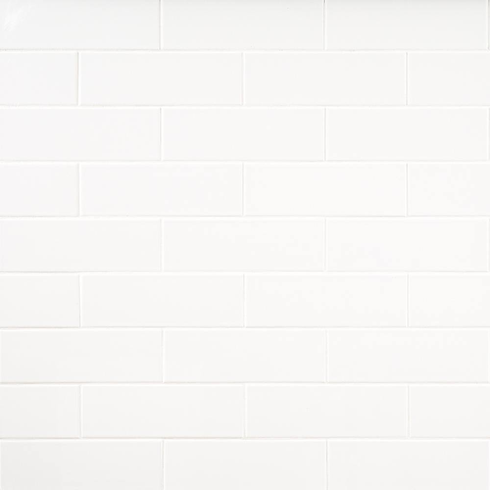 Have a question about MSI Matrix White 4 in. x 12 in. Glossy Ceramic ...