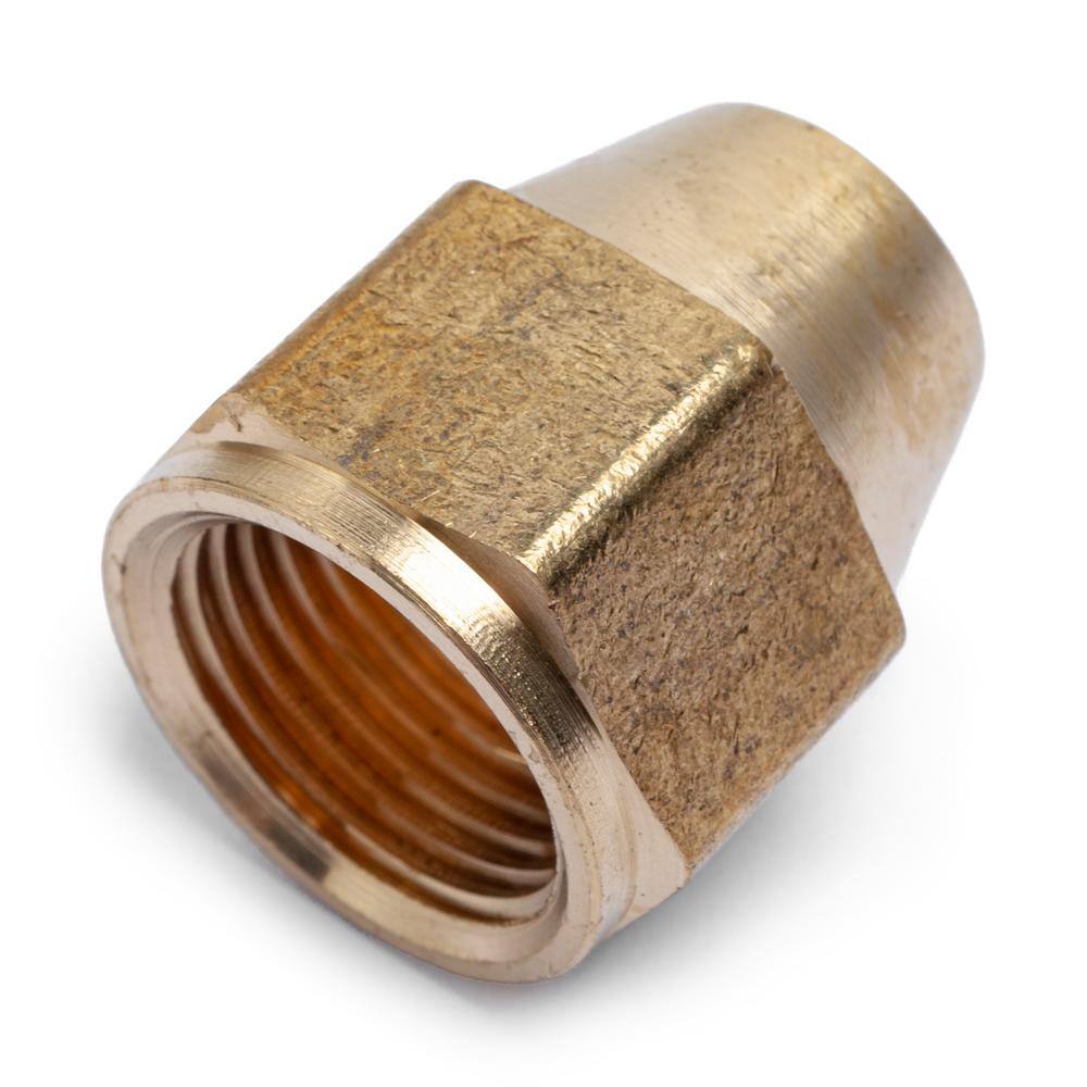 Buy 5/8 in. Flare Brass SAE 45° Flare Short Rod Nuts (5-Pack) Online at ...