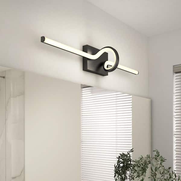 Reviews for Artika Venicia 27 in. Matte Black 5CCT Integrated LED ...