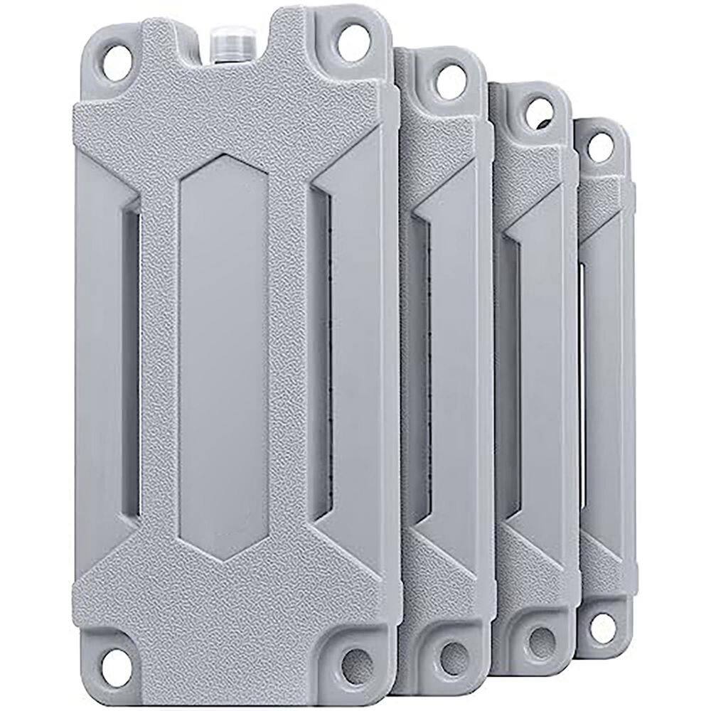 Large Reusable Ice Packs for Coolers (4-Pack) with Links-10 x 5 in ...