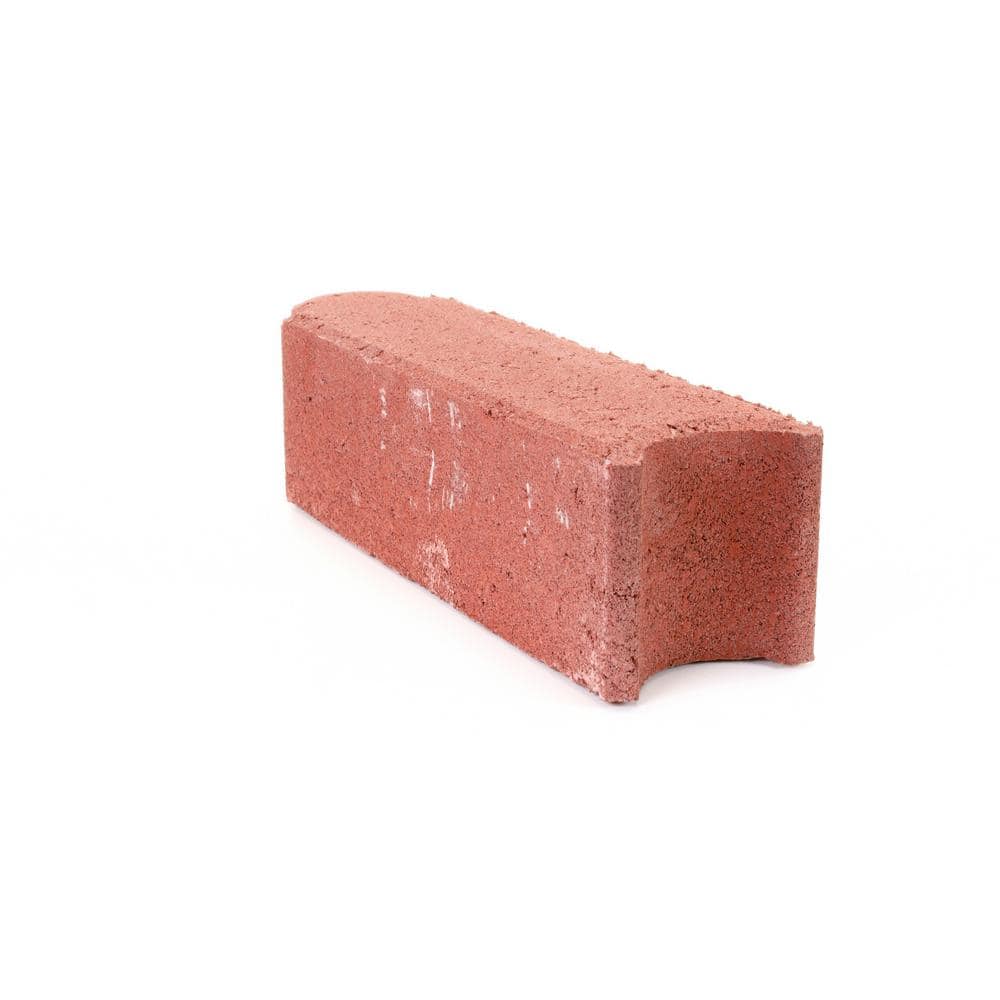 Pavestone 2 in. x 12 in. x 8 in. Red Concrete Wall Cap 81451 - The Home ...