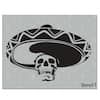 Stencil1 Mexican Skull Stencil S1_01_27 - The Home Depot