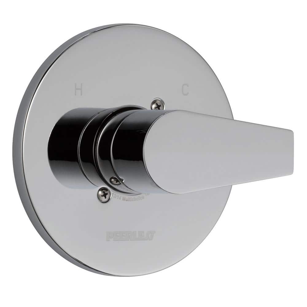 Peerless Xander 1-Handle Wall Mount Valve Trim Kit in Chrome (Valve Not ...