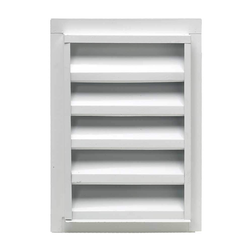 Gibraltar Building Products 12 in. x 18 in. Rectangular White ...