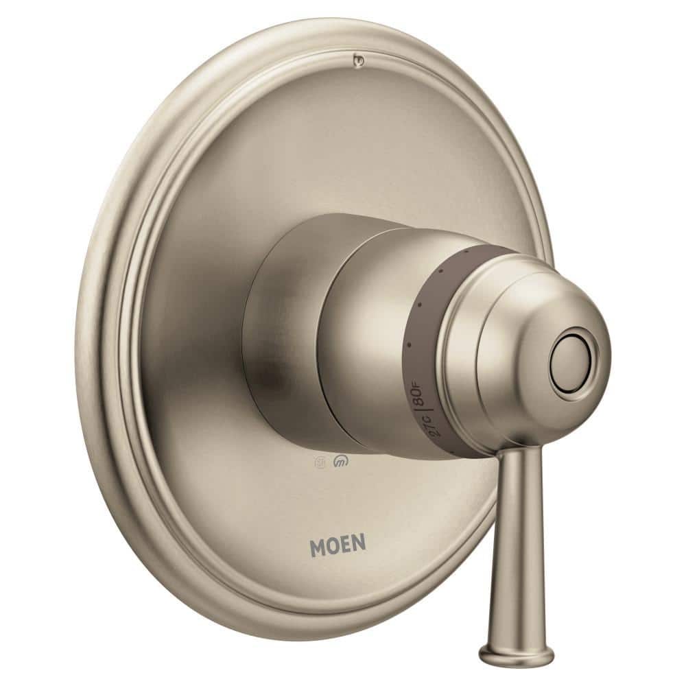 MOEN Belfield ExactTemp 1-Handle Valve Trim Kit in Brushed Nickel Valve ...