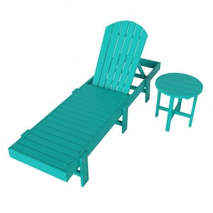 WESTIN OUTDOOR Altura 2PC Turquoise Classic Outdoor Patio Adjustable ...