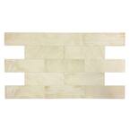 The Tile Doctor Lisboa Rectangle Perla (White) 3 in x 9 in Textured ...